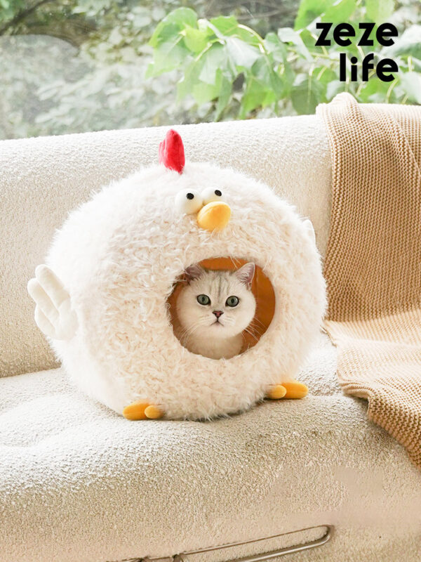 Chick Cluck Cave Cat Bed