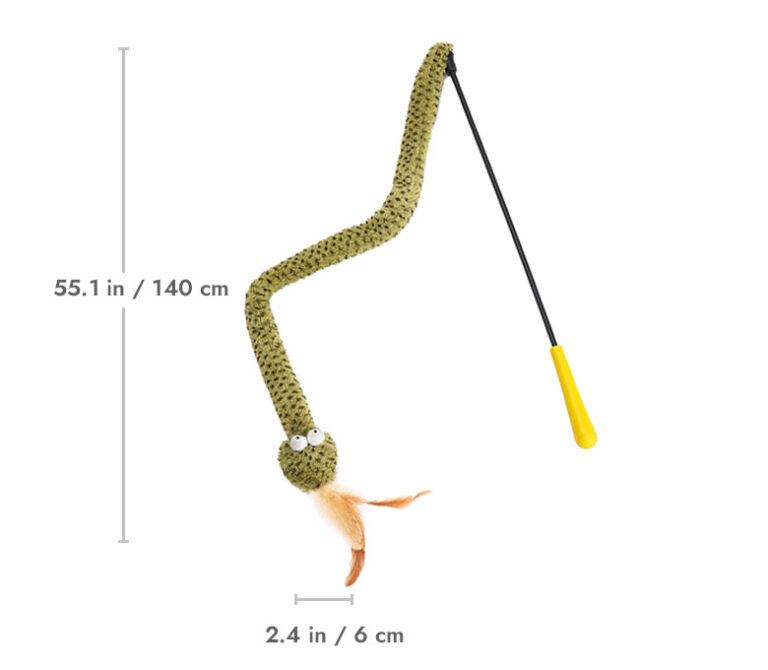 Home / Cat Toys / Cat Teaser & Wands / Snake Cat Wand Toy