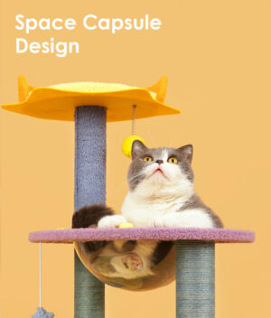 Home / Cat Furniture & Scratcher / Cat Trees & Towers / Spaceship Cat Tree