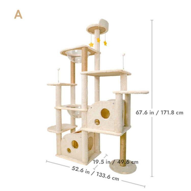 Home / Cat Furniture & Scratcher / Cat Trees & Towers / Cheese Hole Cat ...