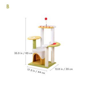 Home / Cat Furniture & Scratcher / Cat Trees & Towers / Ice Cream Cat Tree