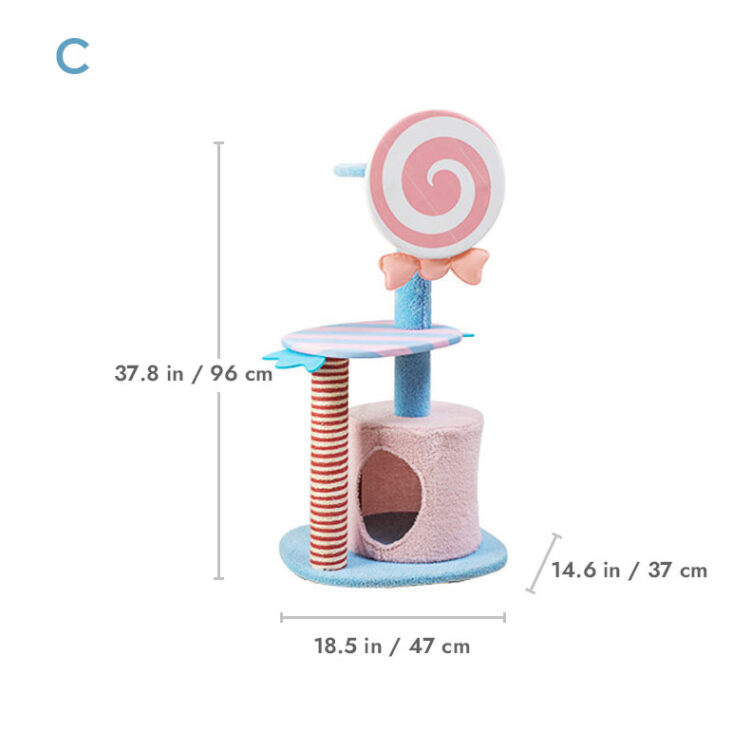 Home / Cat Furniture & Scratcher / Cat Trees & Towers / Pink Lollipop ...