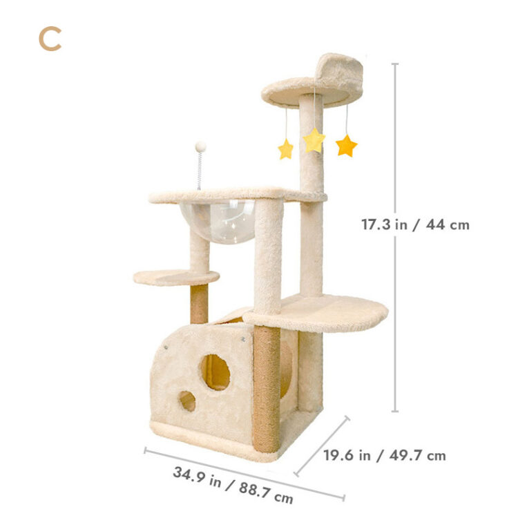 Home / Cat Furniture & Scratcher / Cat Trees & Towers / Cheese Hole Cat ...