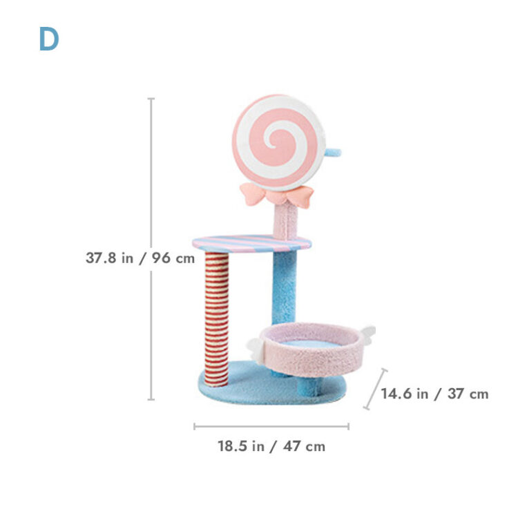 Home / Cat Furniture & Scratcher / Cat Trees & Towers / Pink Lollipop ...