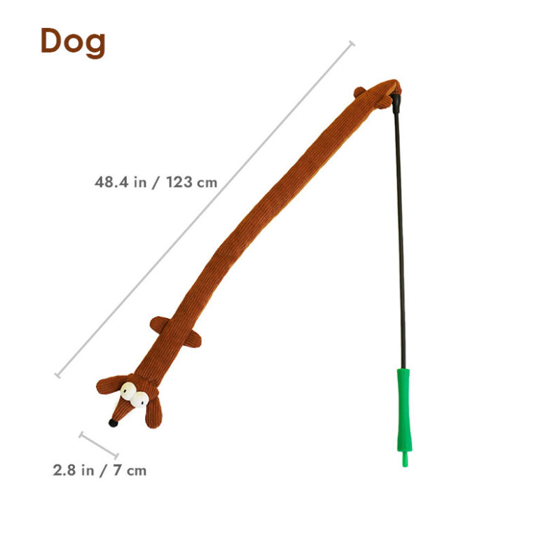 Home / Cat Toys / Cat Teaser & Wands / Worm Tulip Dog Shape Cat Teaser