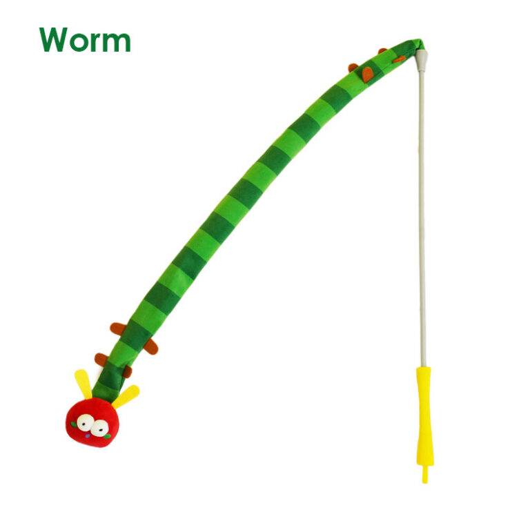 Home / Cat Toys / Cat Teaser & Wands / Worm Tulip Dog Shape Cat Teaser