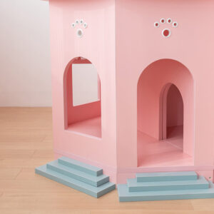Home / Other Cat Supplies / Pink Castle Cat House