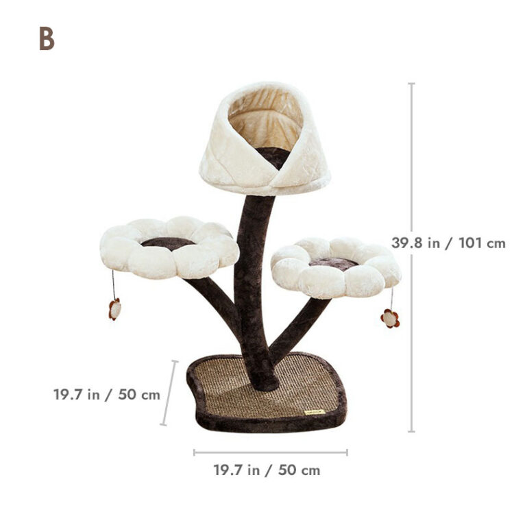 Home / Cat Furniture & Scratcher / Cat Trees & Towers / Modern Flower ...
