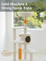 Home / Other Cat Supplies / White Cream Style Cat Tree Plus