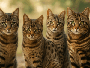 It’s easy to spot a brown tabby cat. Look closely, and you’ll see a ...